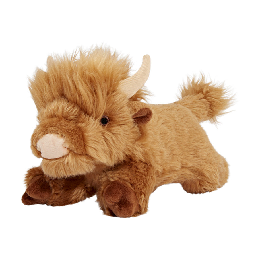 Fluff & Tuff Shaggy Highland Cow Dog Toy – Pet Evolution Online Store