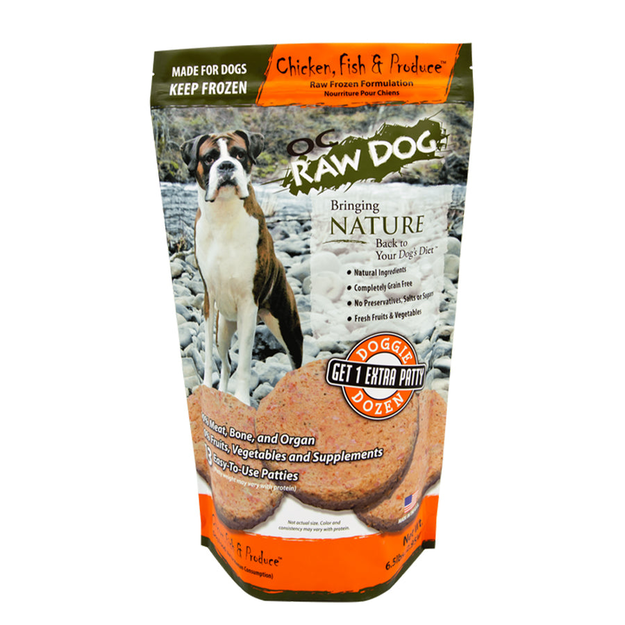 OC Raw Chicken & Fish Patties, 6.5lb – Pet Evolution Online Store