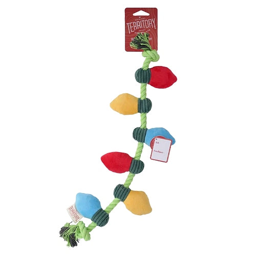 Territory Holiday Lights Rope Tug Toy, 16" – Pet Evolution Online Store